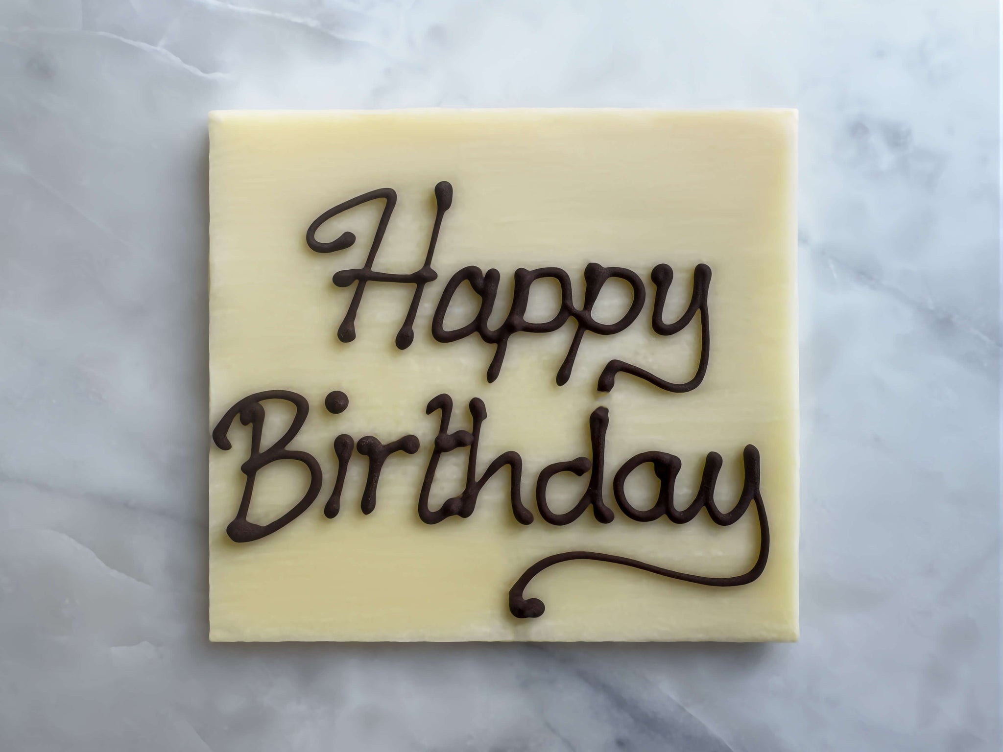 Chocolate inscription plaque – Heriots