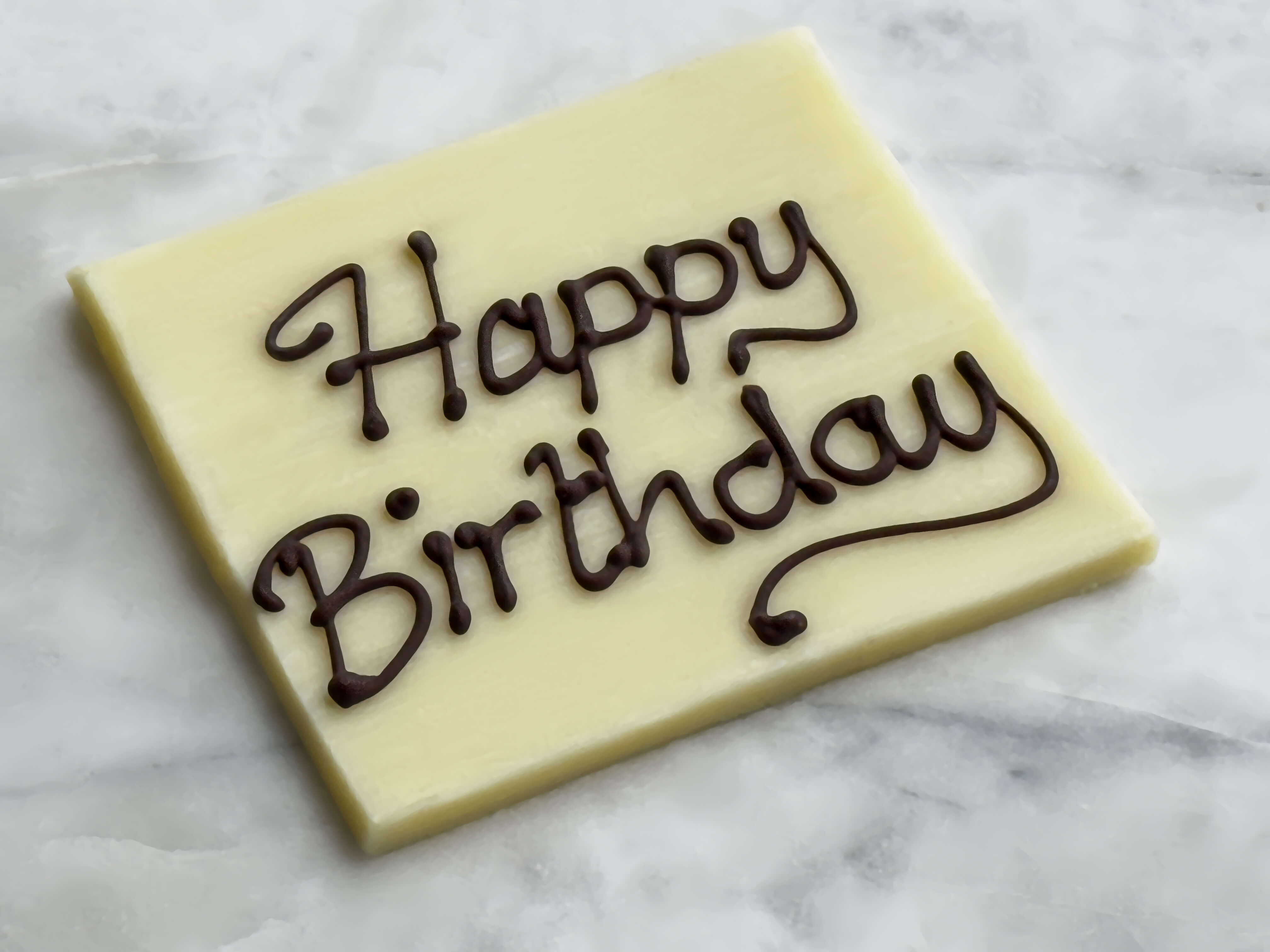 Chocolate inscription plaque – Heriots